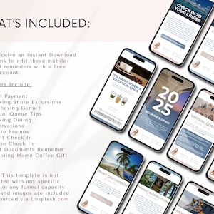 Travel Agent Mobile Reminders, Digital Business Card - Etsy