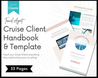 Travel Agent First Cruise Template - Etsy