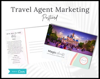 Travel Postcard Template - Etsy