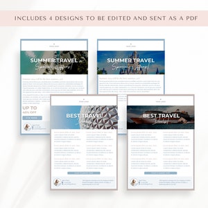 Travel Agent Newsletter Template, Travel Agent Template - Etsy