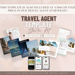 Mexico Resort Handbook Template, Travel Agent Template, Resort Guide - Etsy