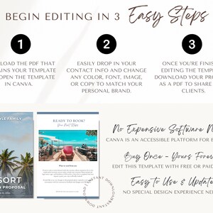 Simple All-inclusive Resort Proposal Template, Travel Agent Proposal ...