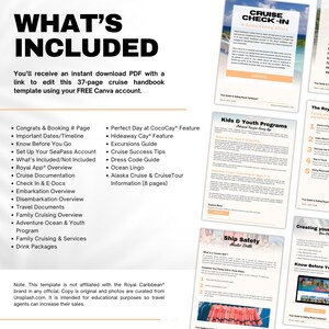 RCCL Cruise Planner & Handbook, Travel Agent Template - Etsy