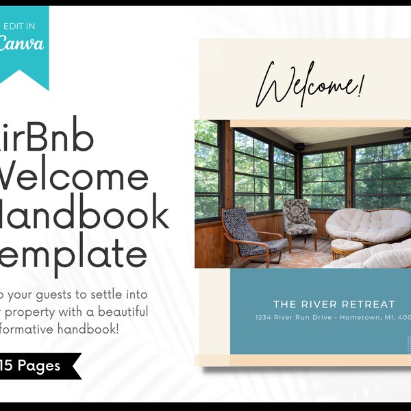 Airbnb Handbook Template - Etsy Australia