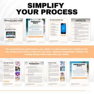 RCCL Cruise Planner & Handbook, Travel Agent Template - Etsy