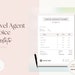 Travel Agent Invoice Template - Etsy