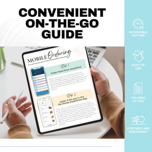 Mobile Order Template, Travel Agent Template - Etsy