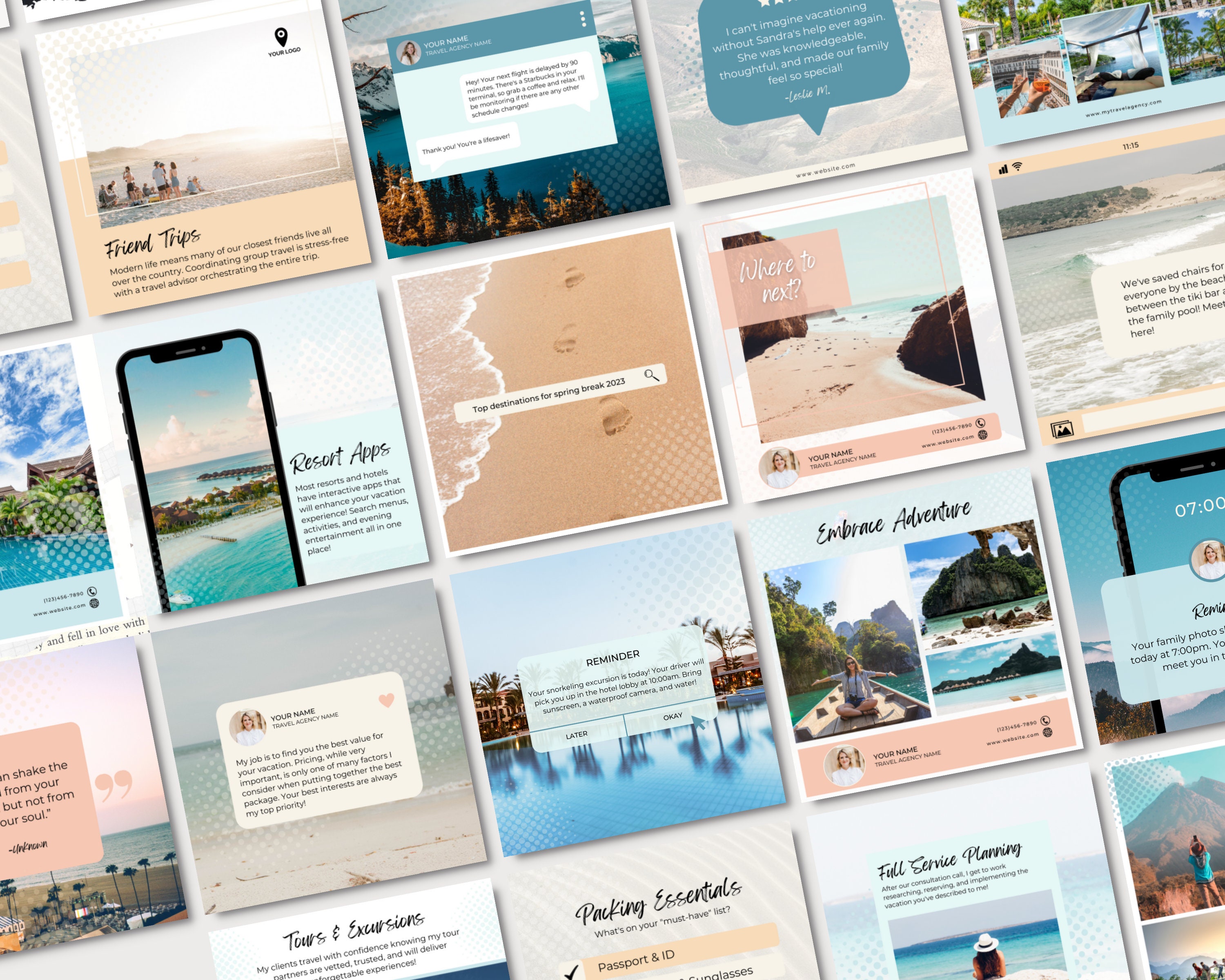 Travel Agent Social Media Posts, Travel Agent Stories, Travel Agent ...