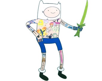 Finn the Human Sticker | Etsy