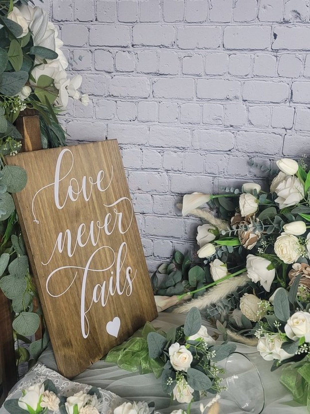 Set of 8 Wedding Aisle Signs Wedding Aisle Décor Love is - Etsy