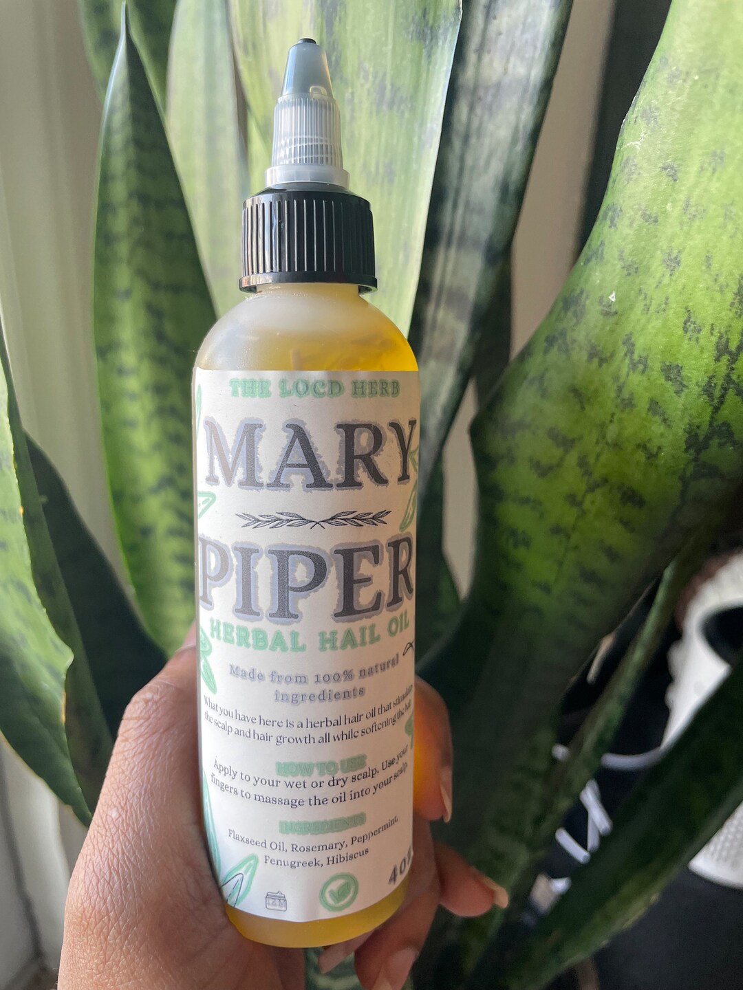 Mary Piper Loc Herbal Natural Hair Oil - Etsy