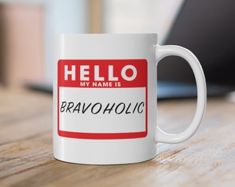 Bravo TV Fan Mug Sketch of Lisa Rinna Kim Richards Bunny - Etsy