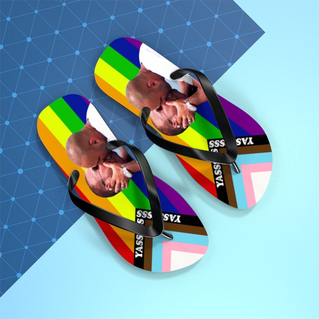 LGBTQ Bravo TV Pride Unisex Flip-flops, Joe Gorga, Frank Catania, Real ...