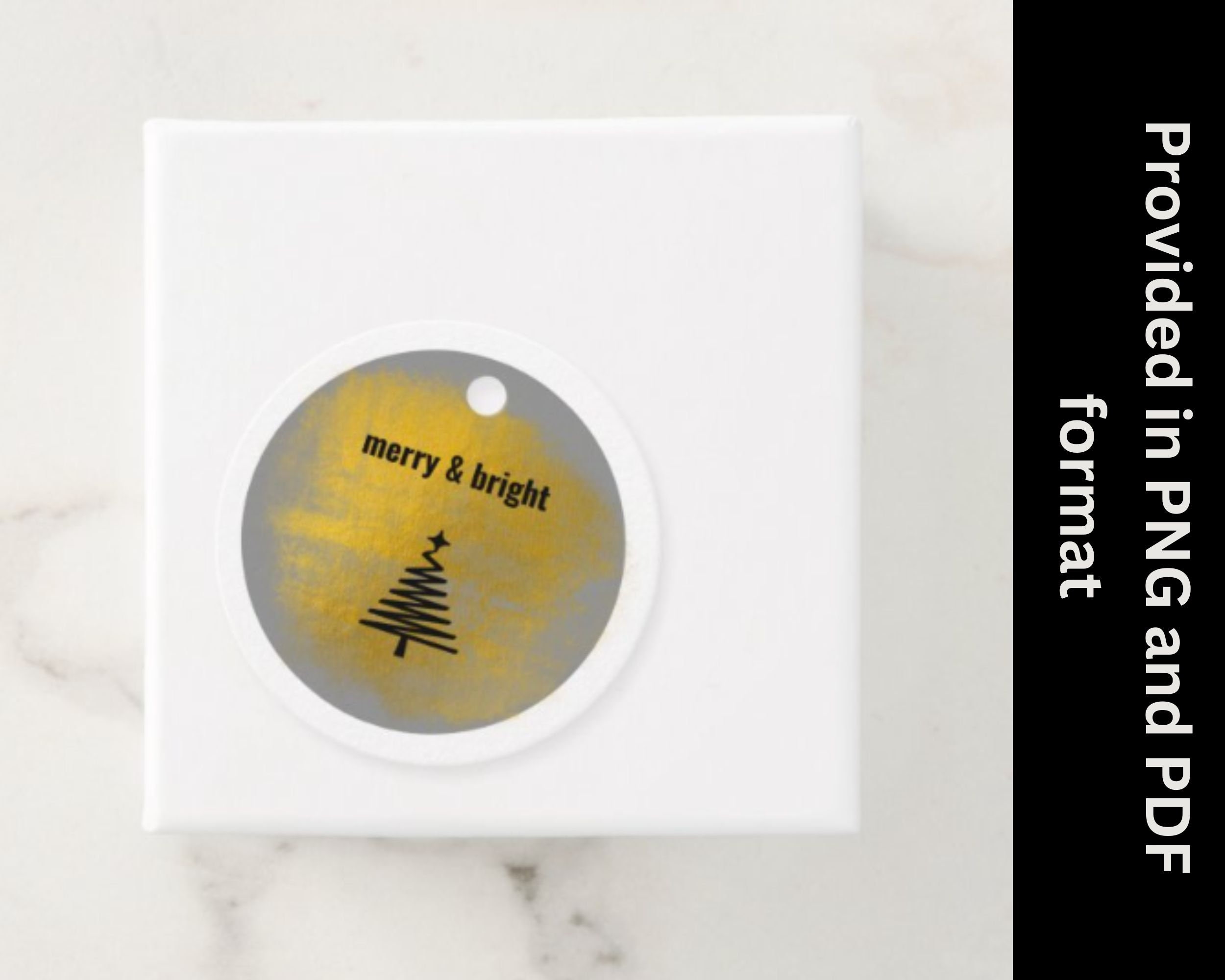 Elegant Gift Tag Digital Download Christmas Gift Tag Xmas Present Tag ...