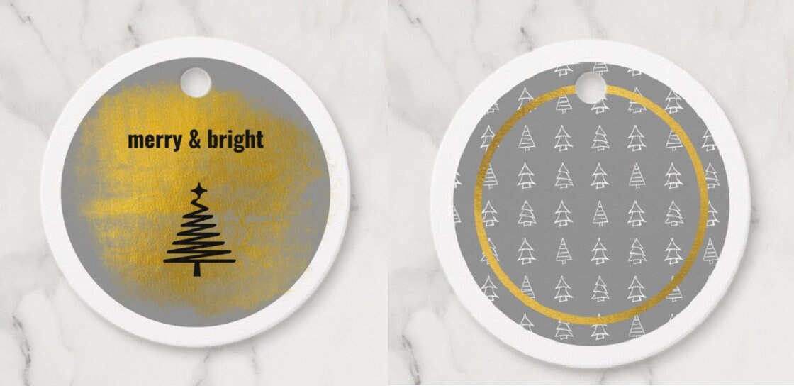 Elegant Gift Tag Digital Download Christmas Gift Tag Xmas Present Tag ...