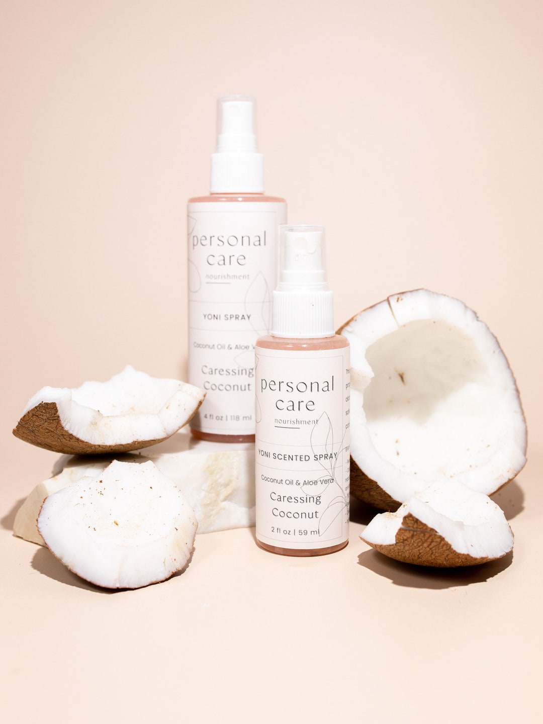 Caressing Coconut Yoni Spray - Coconut Scented, Flavored and Edible ...