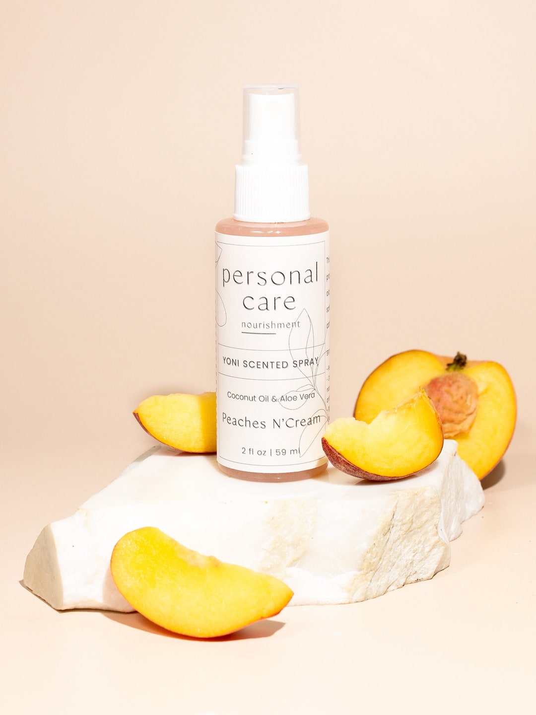 Peaches N' Cream Yoni Spray - Peaches Scented, Flavored and Edible ...