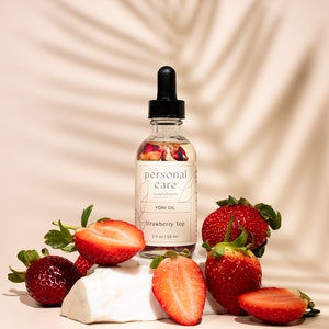 Sensational Strawberry Yoni Oil, All Natural Oils for Ph Balance, Odor ...