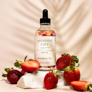 Sensational Strawberry Yoni Oil, All Natural Oils for Ph Balance, Odor ...