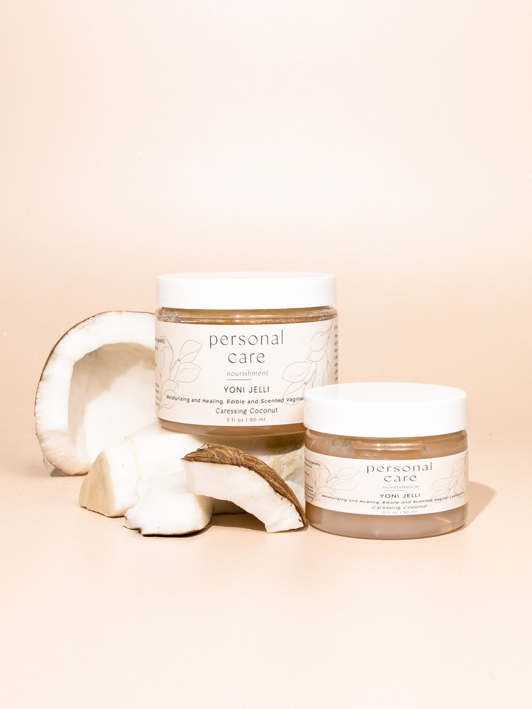 Caressing Coconut Yoni Jelli, Scented and Edible YONI Moisturizer, Made ...