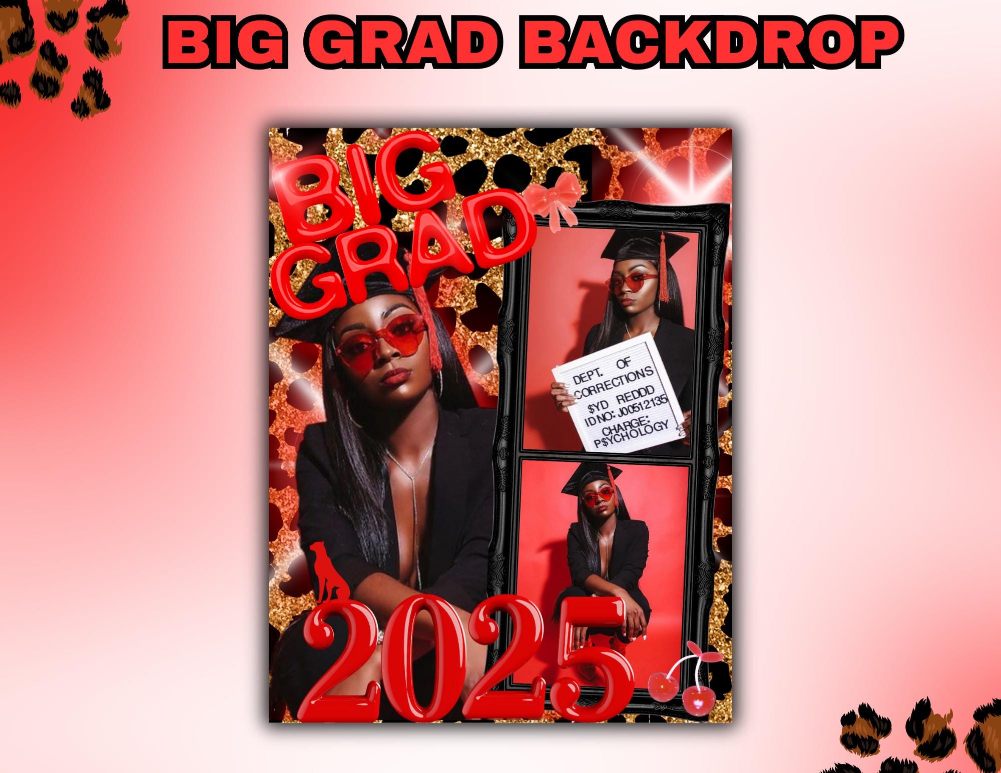 Graduation Decor, Grad Decor Template, Graduation Book, Graduation ...