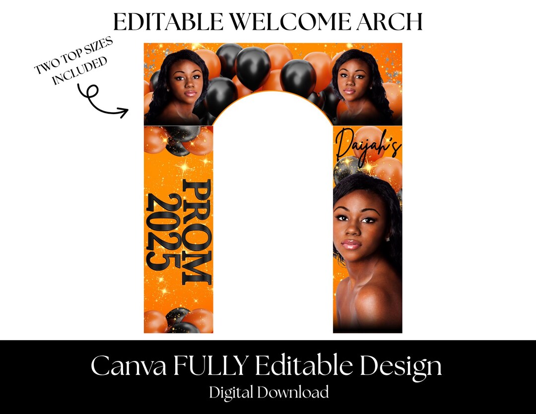 Prom Send Off, FULLY EDITABLE DESIGN, Canva, Prom2025, Prom ,prom ...