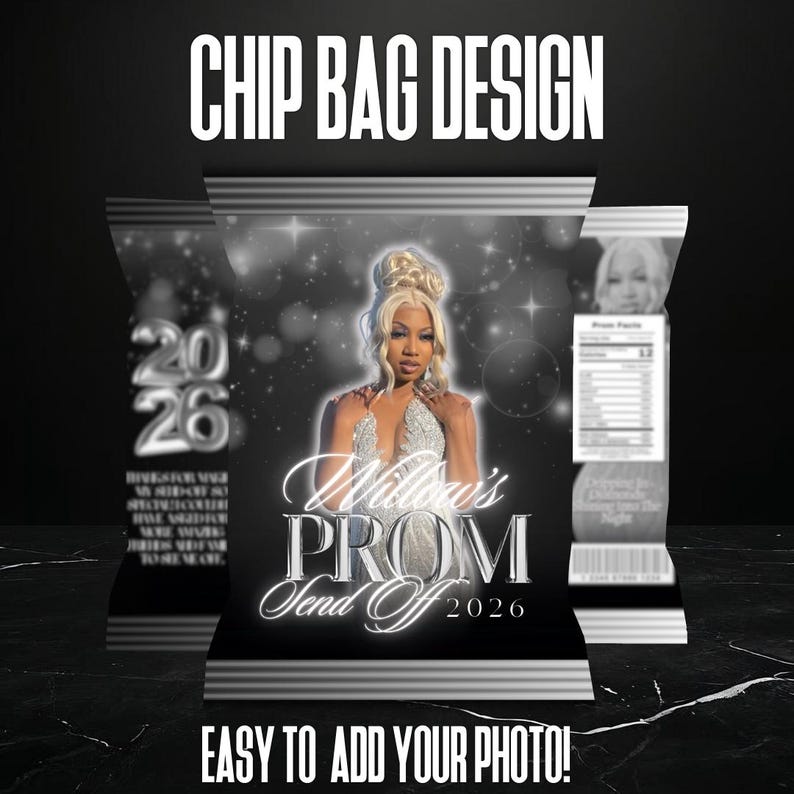 12 Pack Prom Send off | 2026 Prom Favors | Silver & Black | Prom | Prom ...