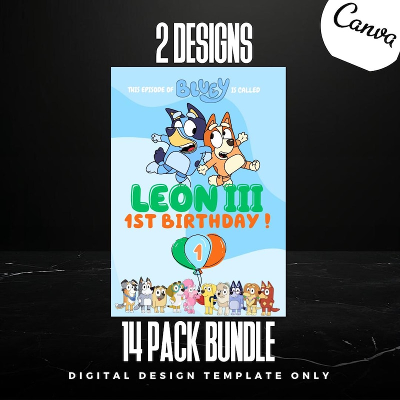 Bluey Coloring Bag - Etsy