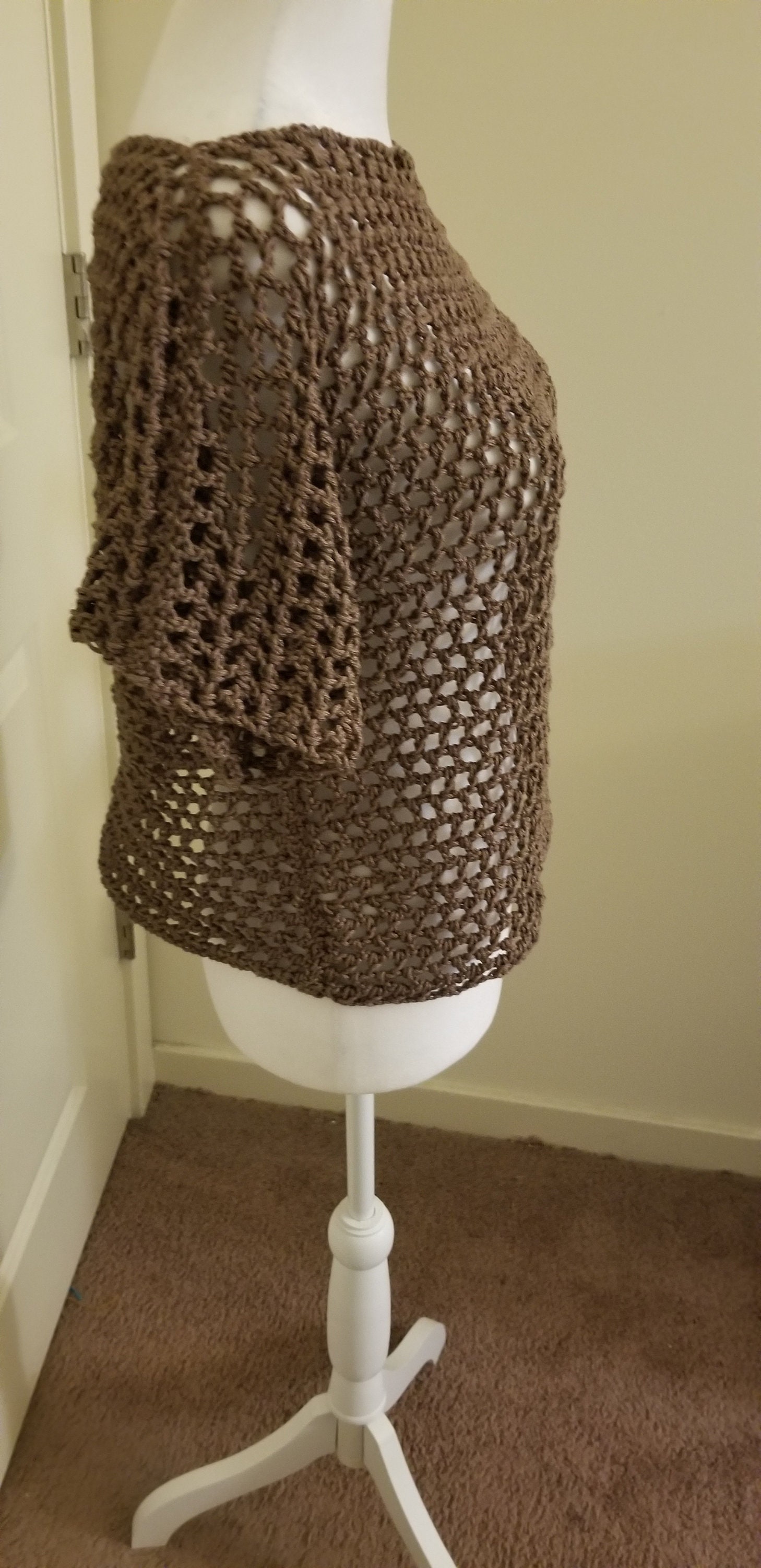 Crochet Women's Mesh Tee - Etsy