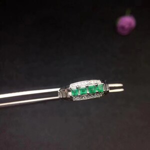 Latest Emerald Engagement Ring Statement Ring Promise Ring - Etsy