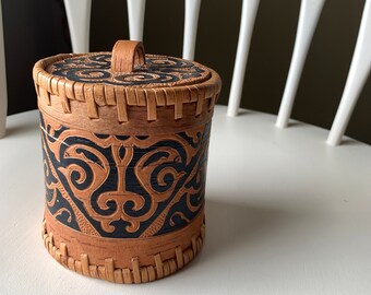 Vintage Gzhel Porcelain Russian Basket - Etsy