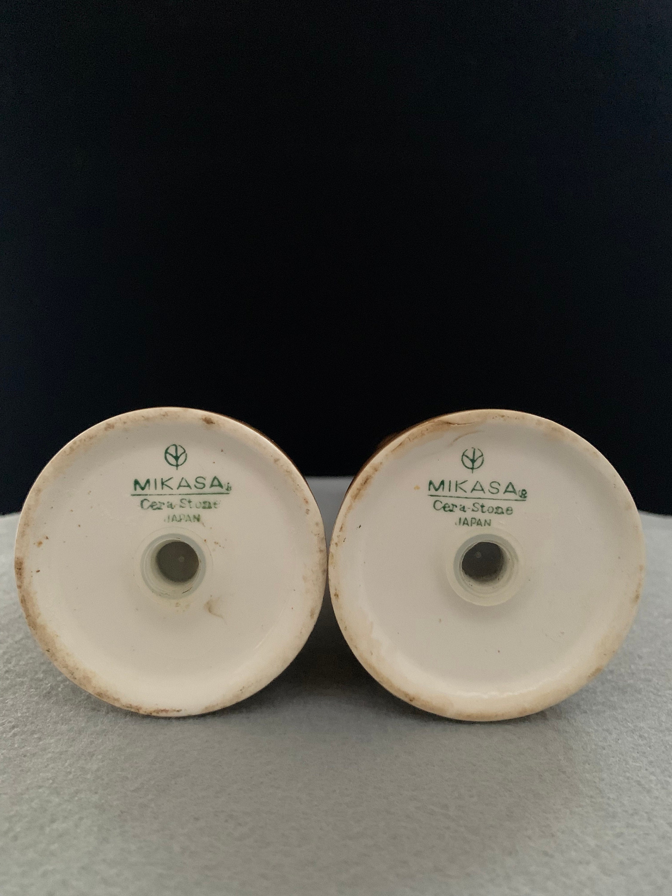 Mikasa Japan, Cira-stone Salt and Pepper Shakers - Etsy