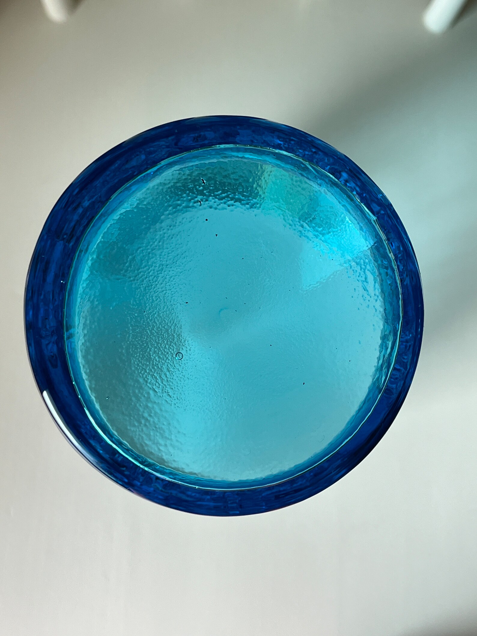 Blue Glass Tiara Vase - Etsy