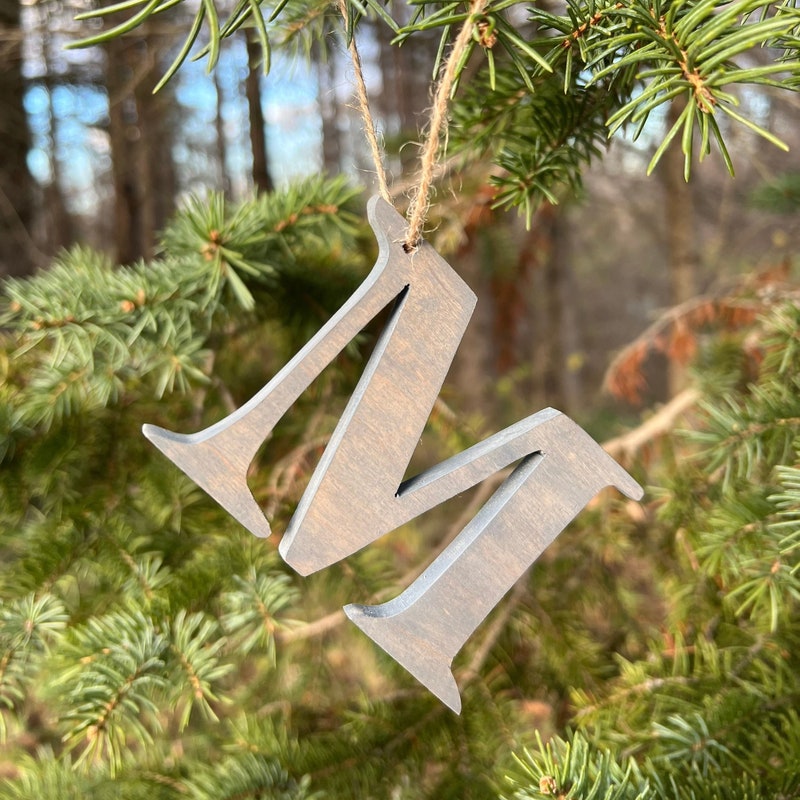 Letter Ornaments - Etsy