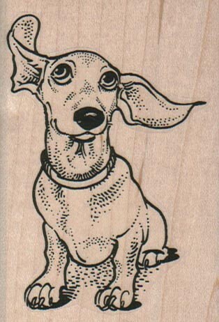 Dog Ears Flying Rubber Stamp 2 1/4 X 3 1/4 5242/507F Weiner - Etsy