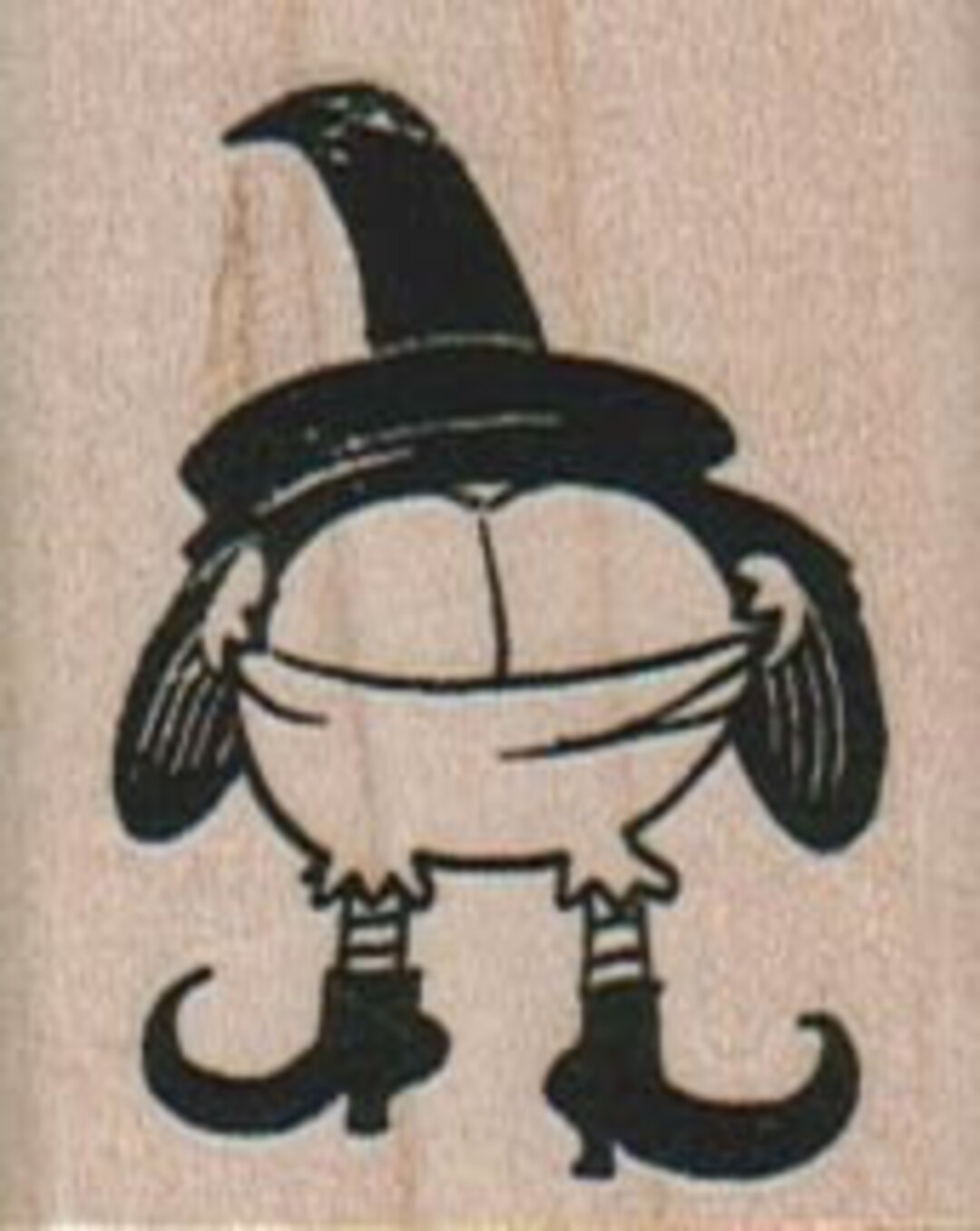 Mooning Witch Rubber Stamp 1 1/4 X 1 1/2 (15285/1233I) - Etsy
