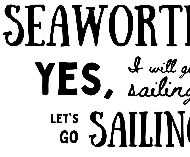 Let's Go Sailing! Bill Murray, What About Bob? Movie Quote - Digital ...