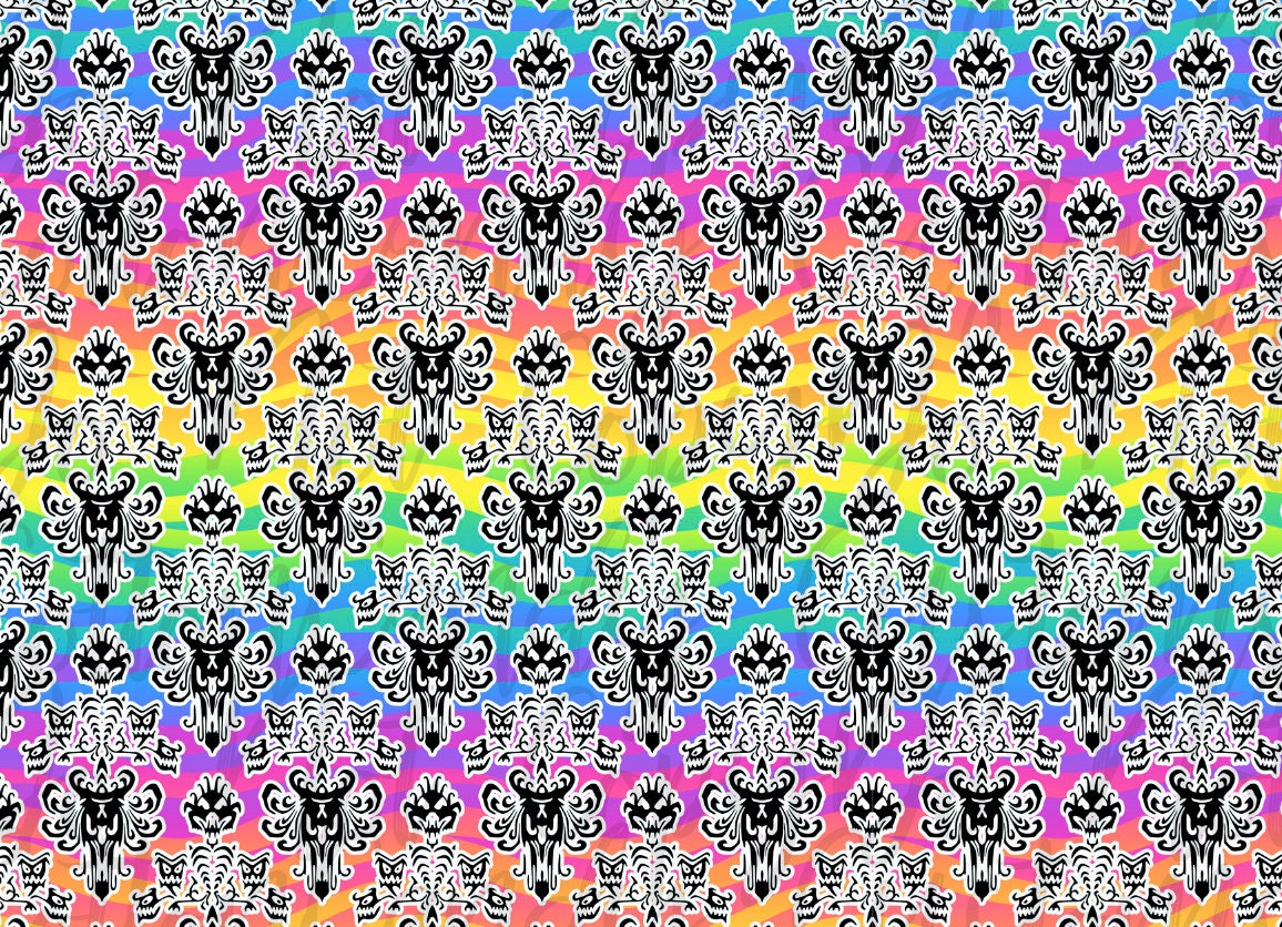 Rainbow Spooky Dreams Seamless File - Etsy
