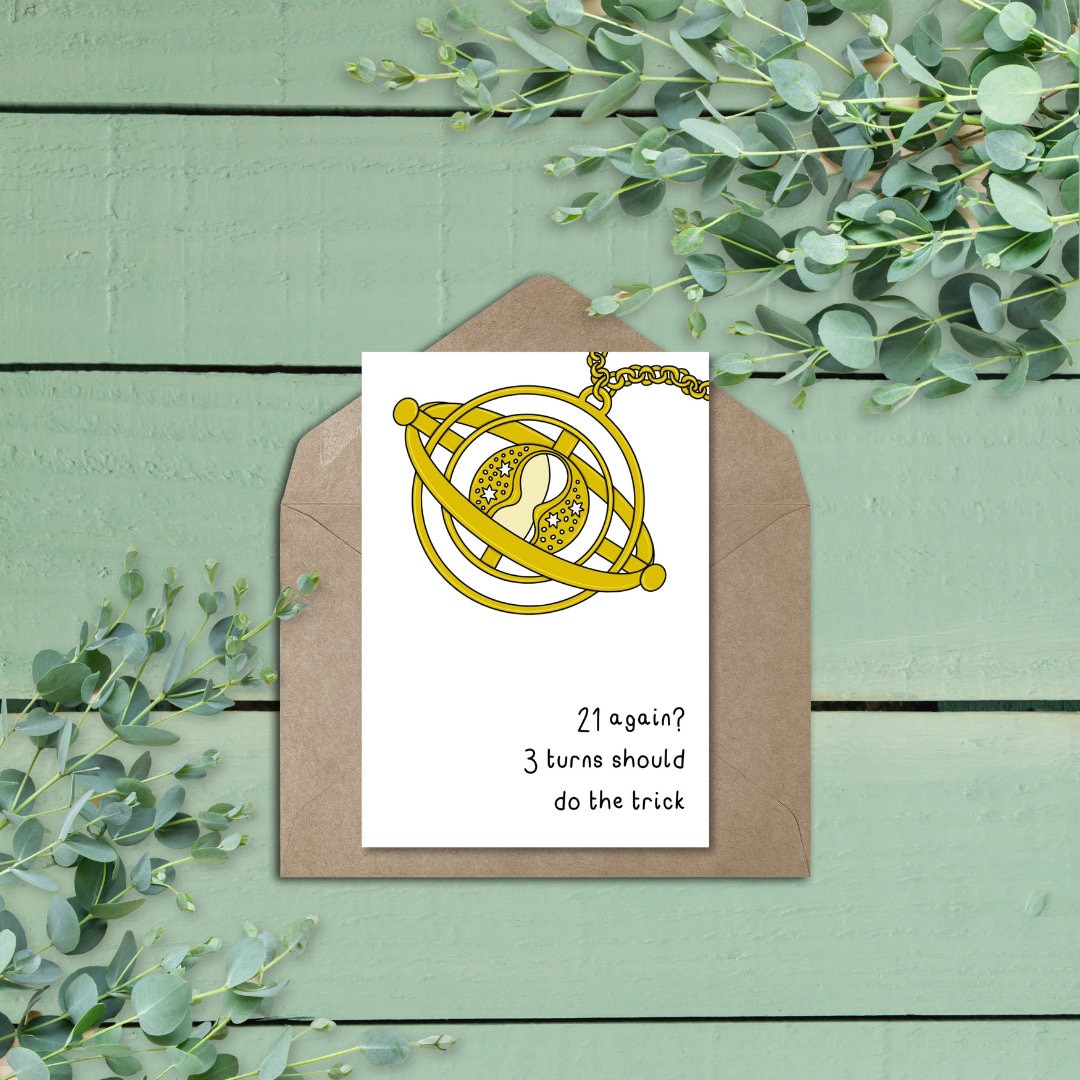 Time Travel Birthday Card | Getting Old Birthday Card - Etsy
