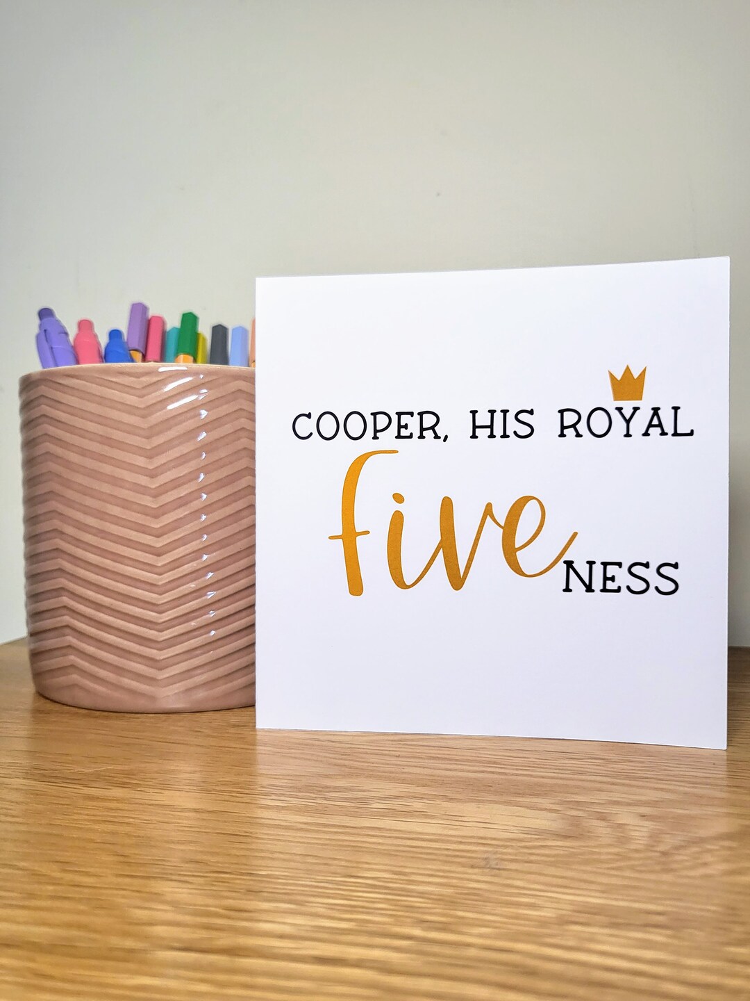 Personalised 5th Birthday Card Fifth Birthday Card - Etsy