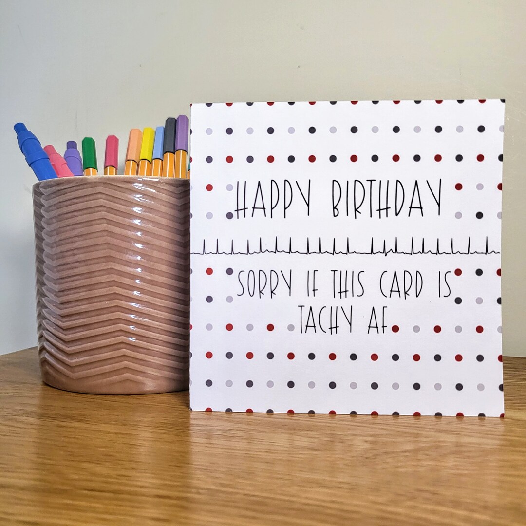 Medical Theme Birthday Card | Funny Medical Card | Doctor Nurse ...