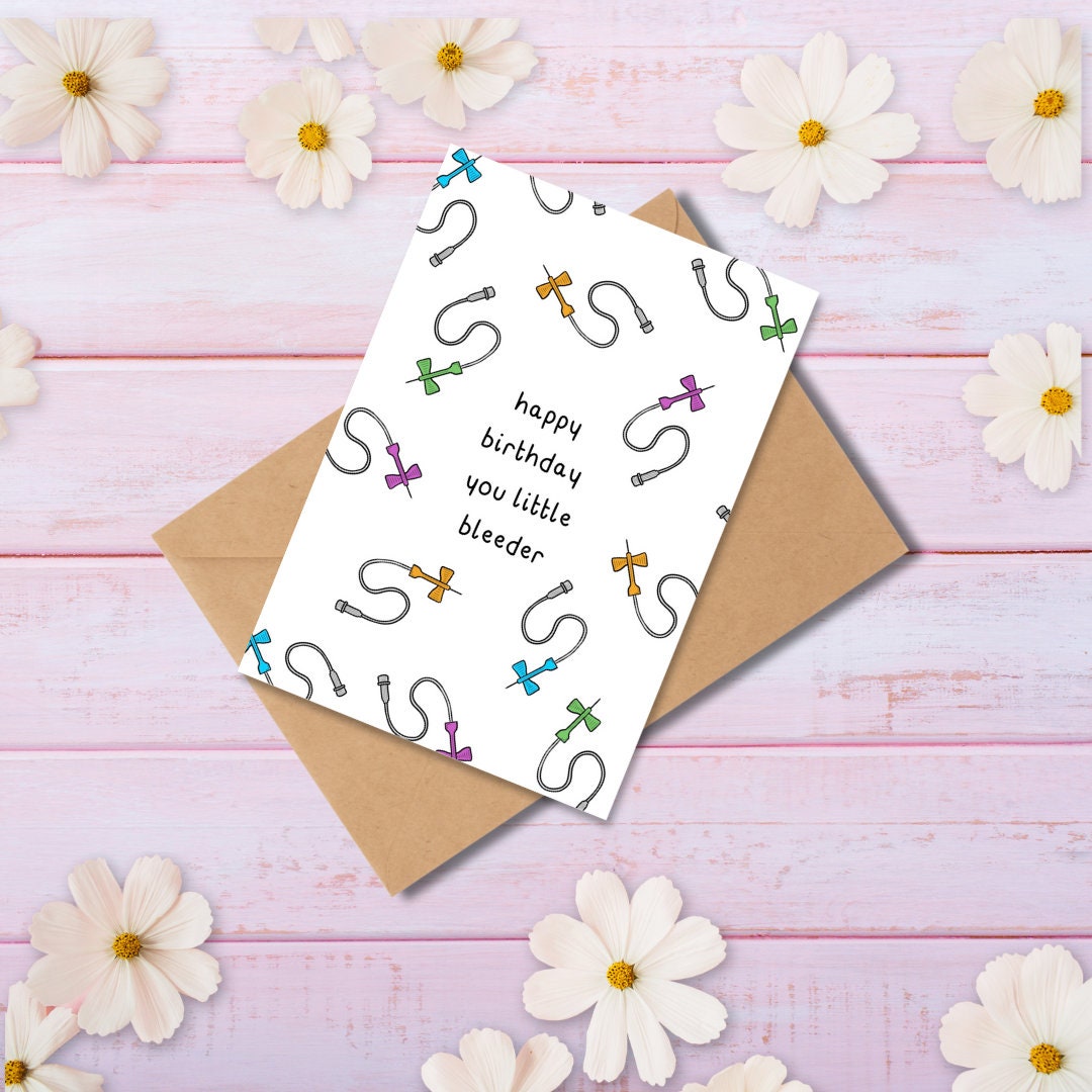 Medical Theme Birthday Card Funny Medical Card Doctor Nurse Paramedic ...