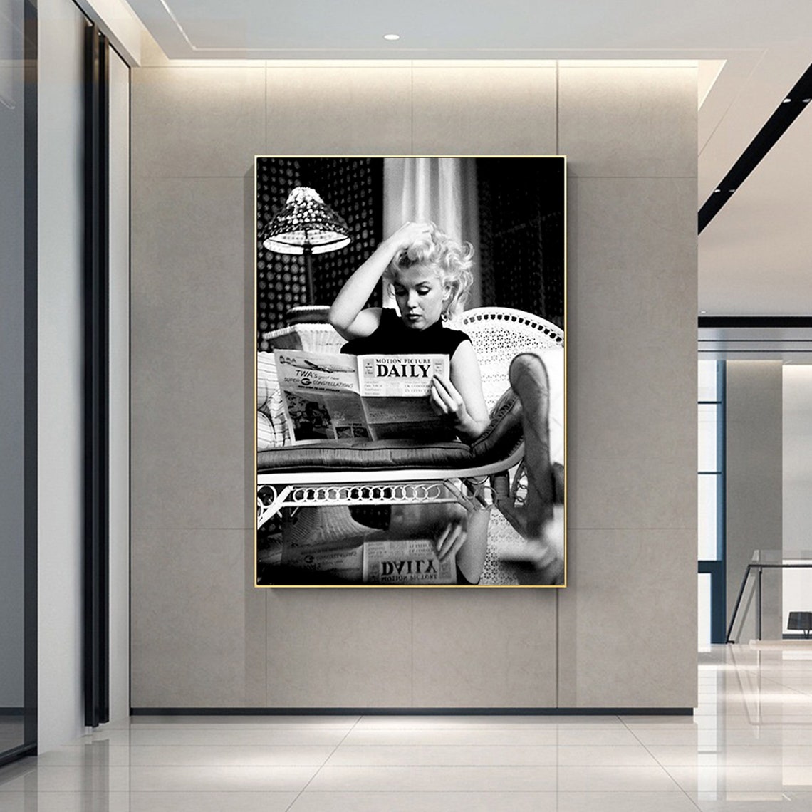 Marilyn Monroe Posterdownload Artblack and White Prints - Etsy