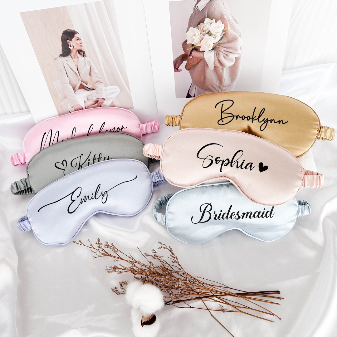 Customized Eye Masks,personalized Sleeping Masks,customized Satin Eye ...