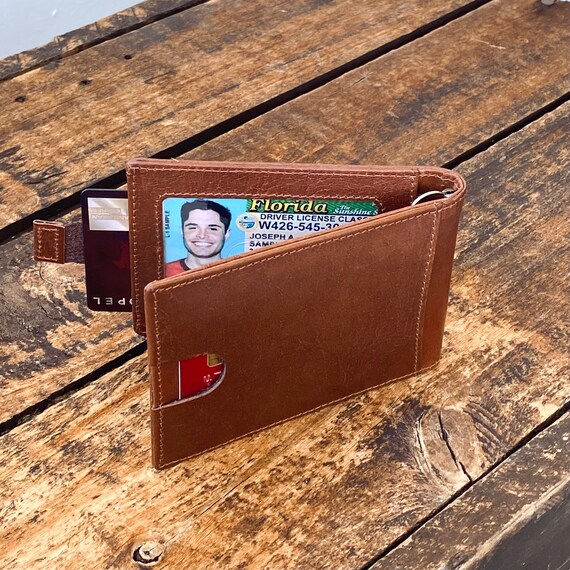 Minimalist Money Cip for Men Rfid Card Holder - Etsy