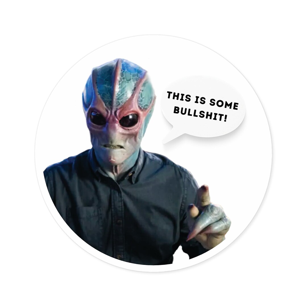 Resident Alien Decal Sticker, Harry Vanderspeigel - Etsy