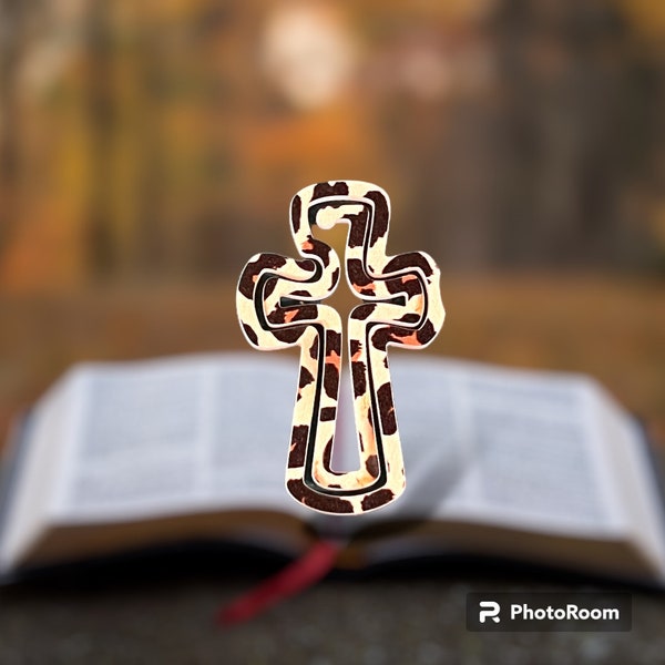 Cross Bookmark - Etsy
