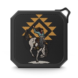 Rodeo Bronc Cowboy Western Aztec Blackwater Outdoor Bluetooth Speaker ...