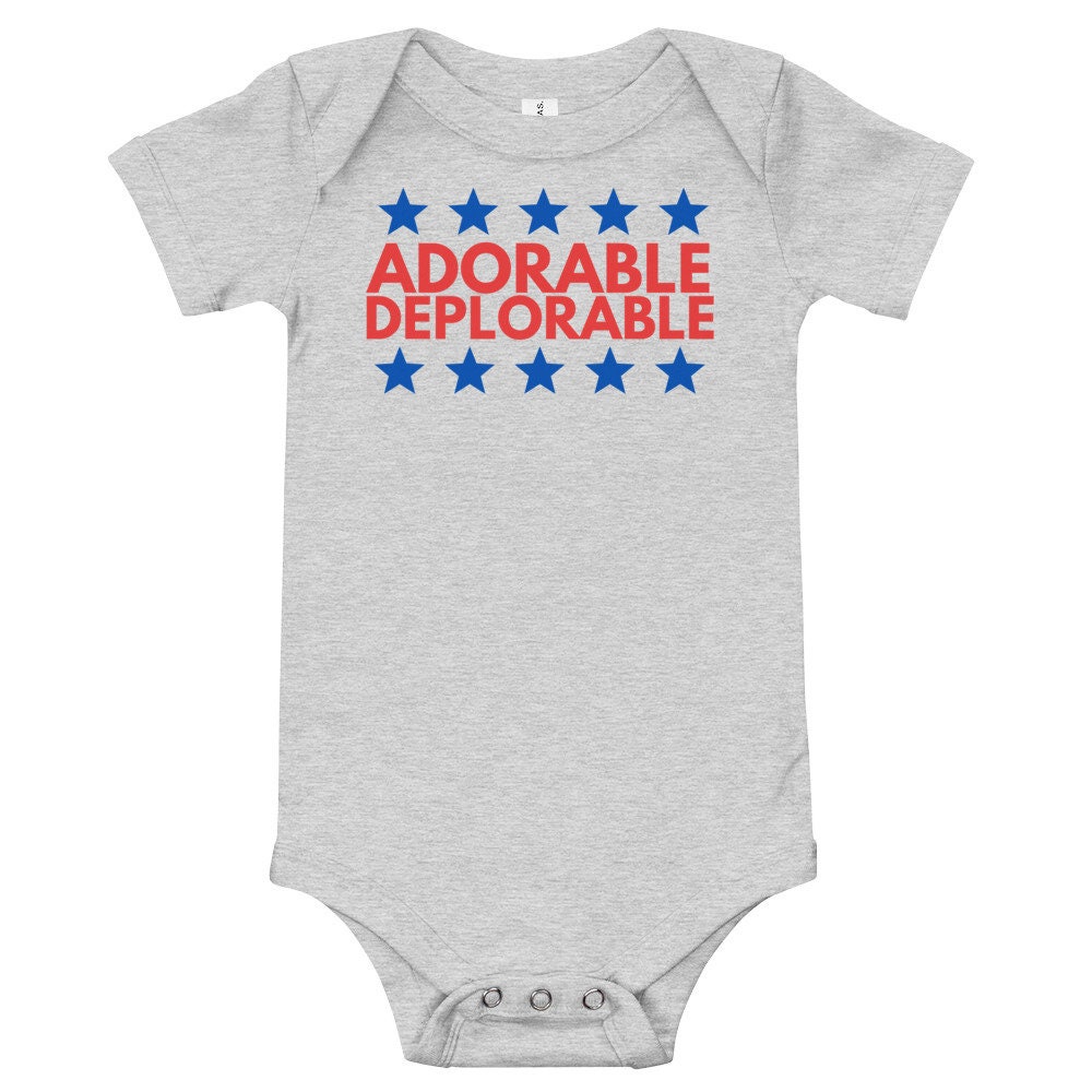 Adorable Deplorable Trump Baby Onesie - Etsy México
