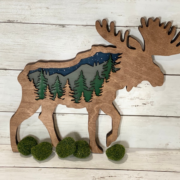 Moose Decor - Etsy
